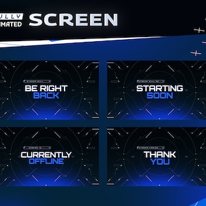 Terminator Animated Stream Package-twitch Graphic Overlay/futuristic ...