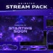 Liquid Splash Animated Twitch Overlay Package Bundle/liquid Overlay ...