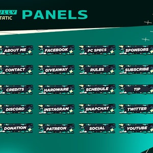 Persona Overlay Package for Twitch, Kick, Youtube/abstract Theme/comic ...