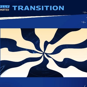 Waves Animated Twitch Overlay Package Bundle/liquid Theme/butterfly ...