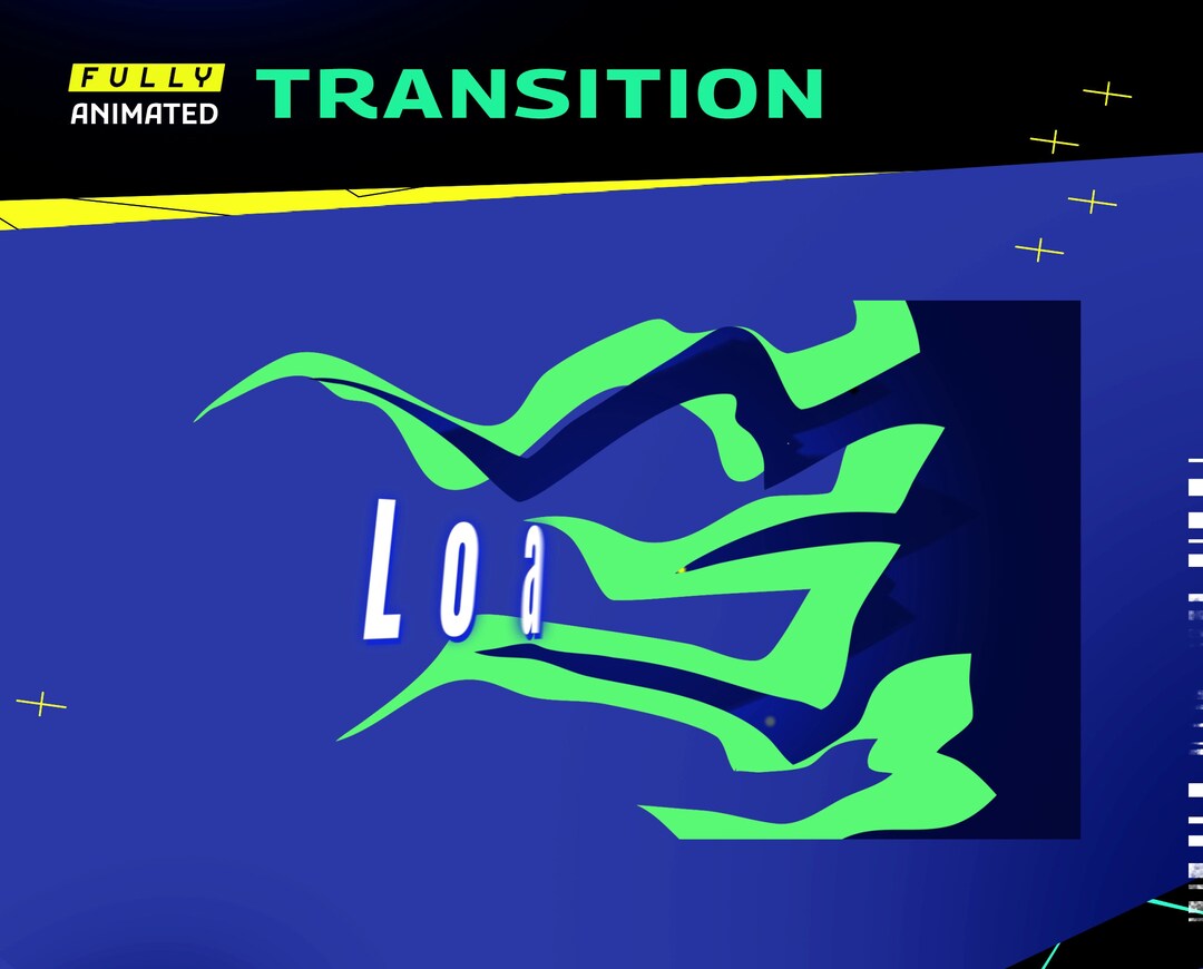 Lighting Rush Animated Stringer Transition-twitch Overlay/twitch ...