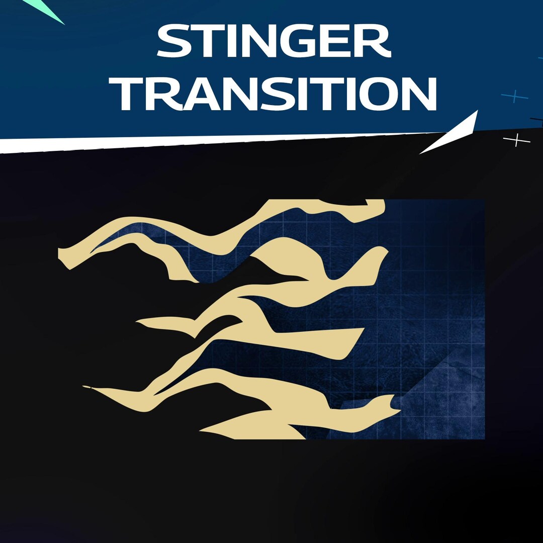 Data Flow Animated Stinger Transition for Twitch, Kick and Youtube ...