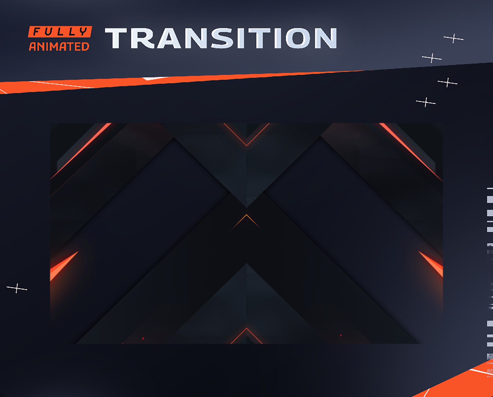 Inferno Animated Stringer Transition Twitch Graphic Overlay/gamer ...