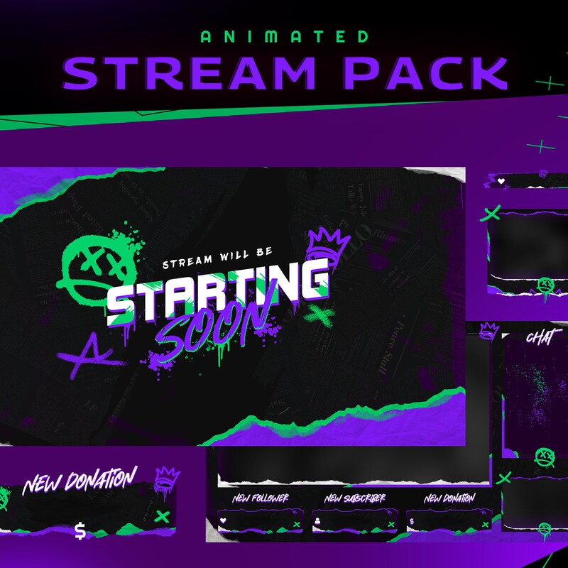 Twitch Overlays - Etsy