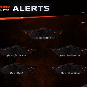 Doom Animated Stream Package - Twitch Graphic Overlay/futuristic Modern ...