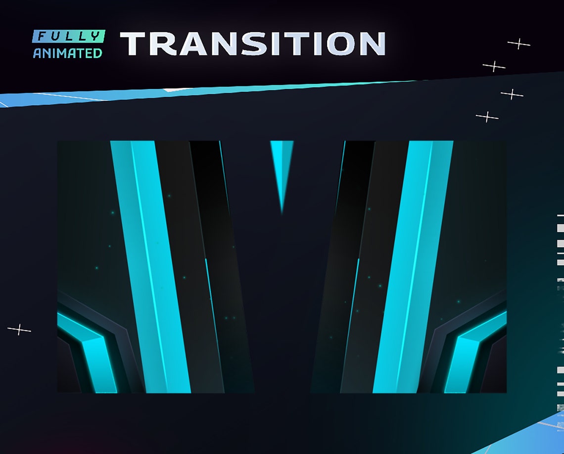 Avernus Animated Stringer Transition-twitch Overlay/stream - Etsy