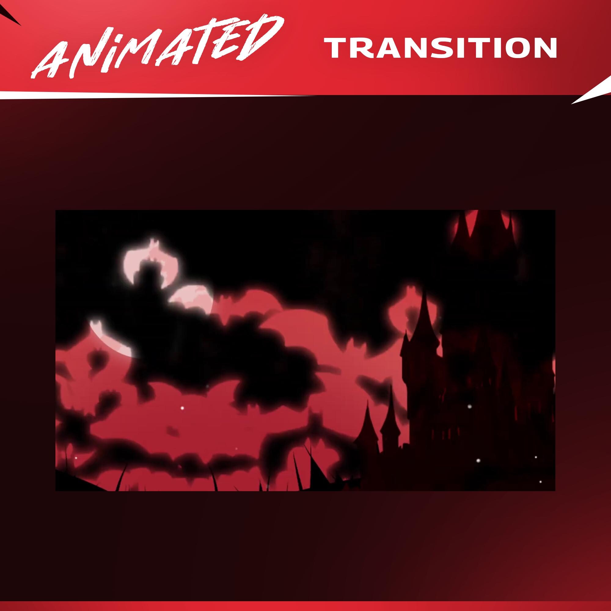 Animated Blood Moon Stream Overlay: Red Dark Gothic Design for Twitch ...