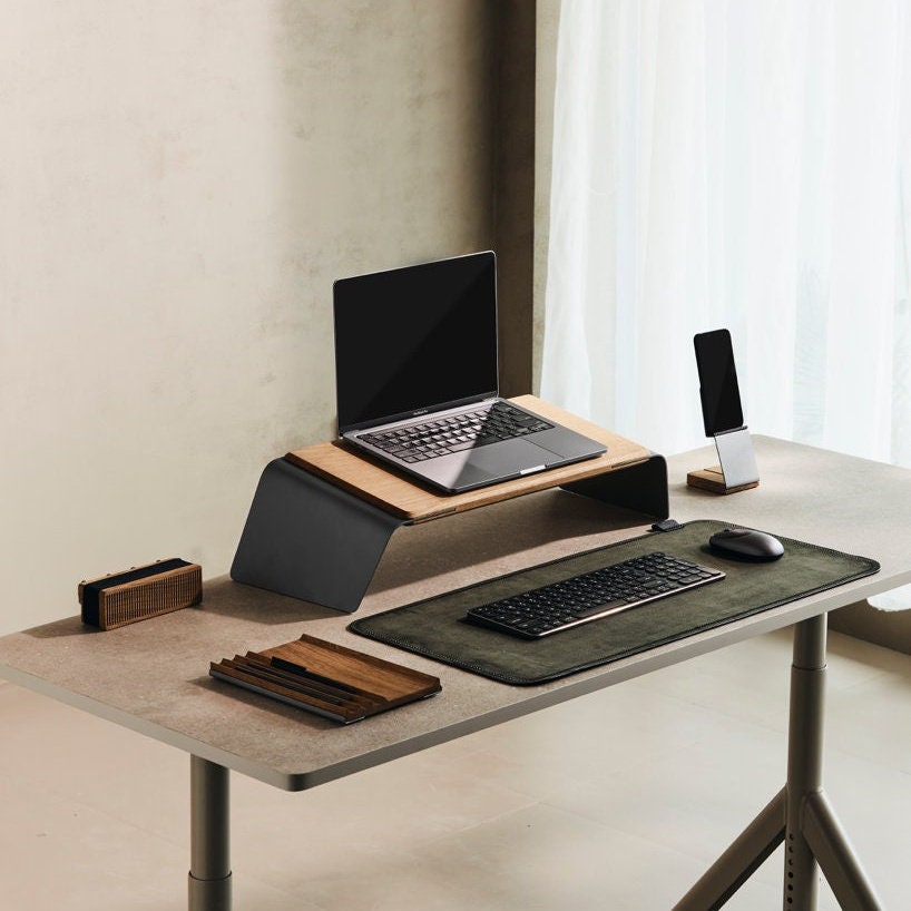 Laptop Desk Organizer Portable Kit Multi Functional Solid Wood - Etsy