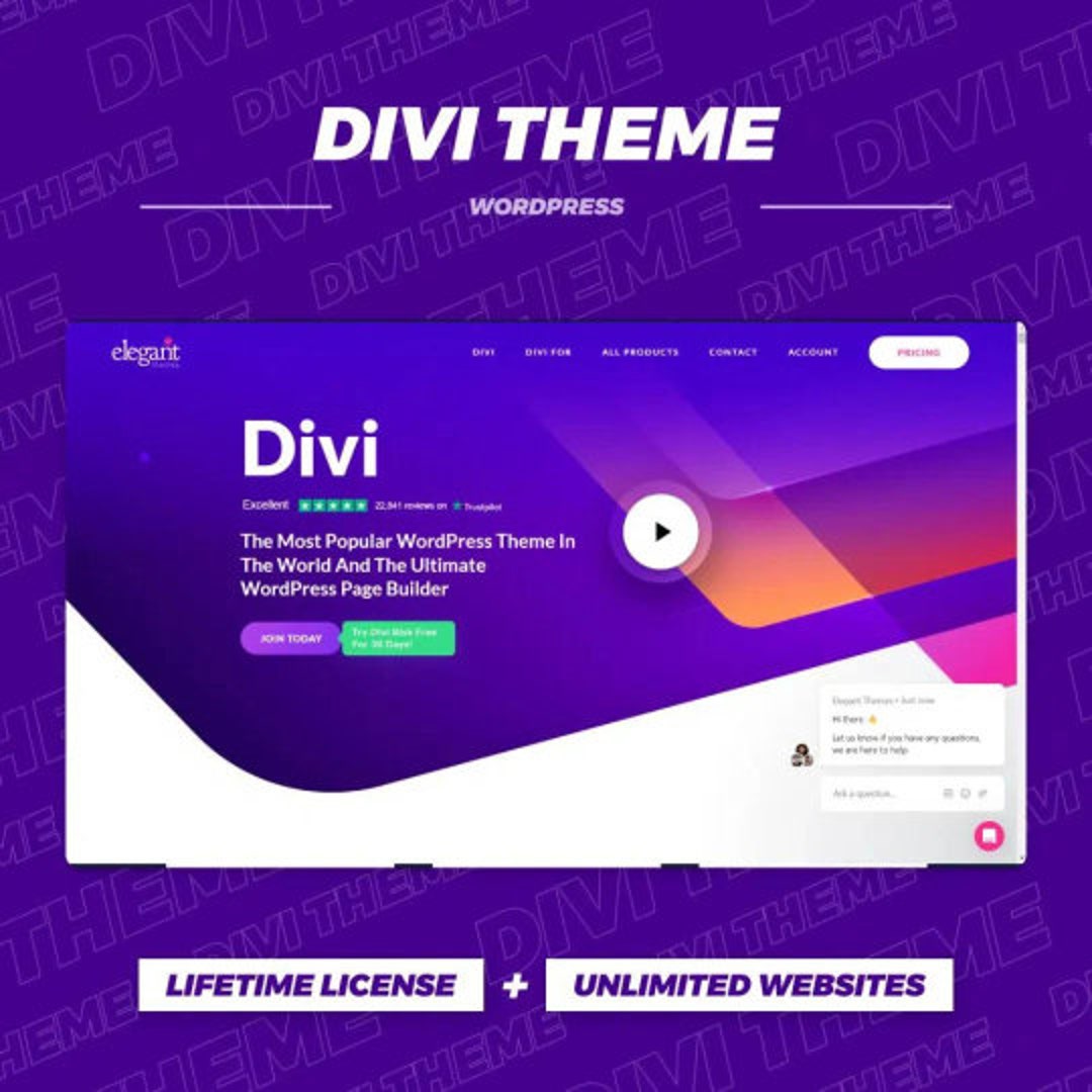 Divi Theme Mega Bundle Original License Key With Lifetime Updates Divi ...