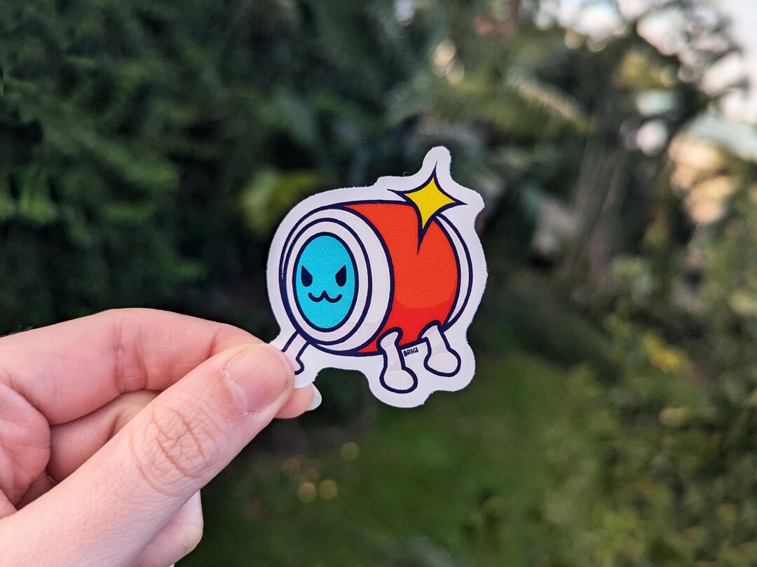 Taiko No Tatsujin Katsu-chan Vinyl Sticker - Etsy