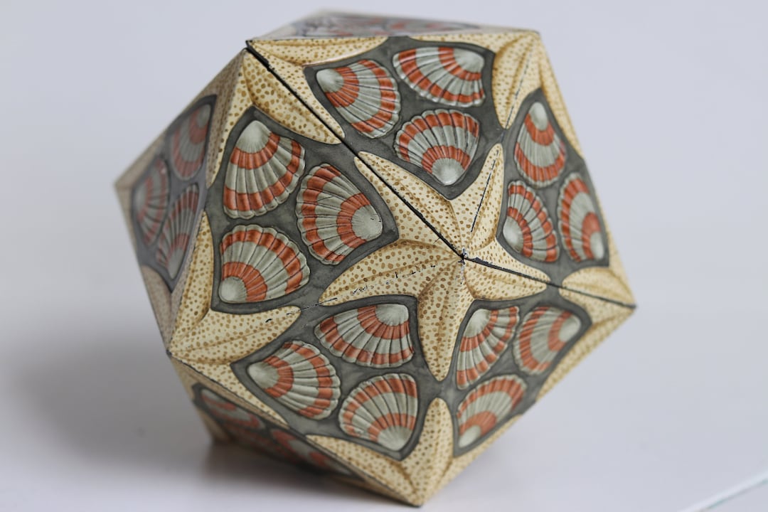 M.C. Escher Icosaeder Verblifa Tin 1963 - Etsy