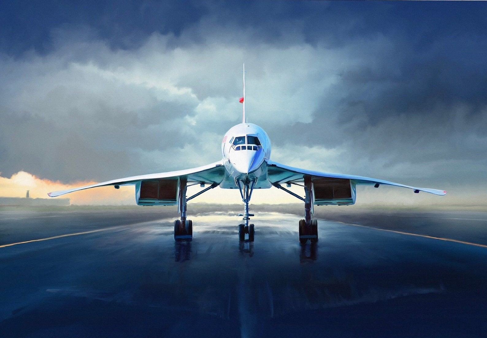 Concorde Aviation Painting by Nick Stone - Collectable Signed Limited ...
