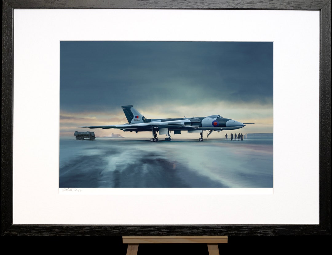 Vulcan Bomber Aviation Art Print: Signed Limited Edition Military ...