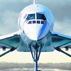 Concorde Aviation Painting by Nick Stone - Collectable Signed Limited ...
