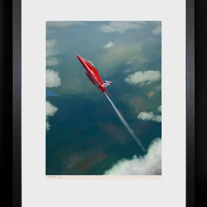 Red Arrows Aviation Art Print: Signed Limited Edition RAF Painting - Etsy
