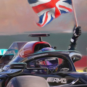 Lewis Hamilton Silverstone Win: Signed Limited Edition F1 Print - Etsy