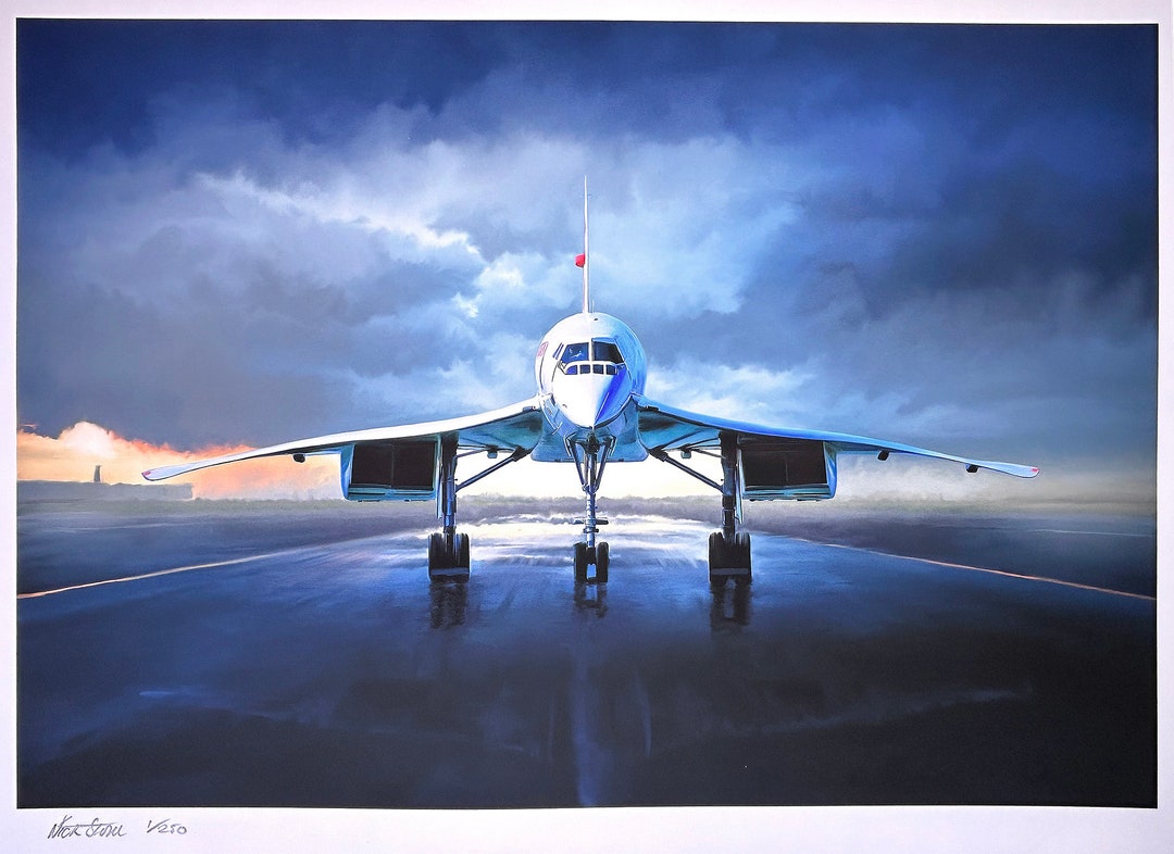 Concorde Signed Limited Edition Aviation Collectable Fine - Etsy