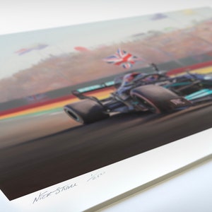 Lewis Hamilton Silverstone Win: Signed Limited Edition F1 Print - Etsy