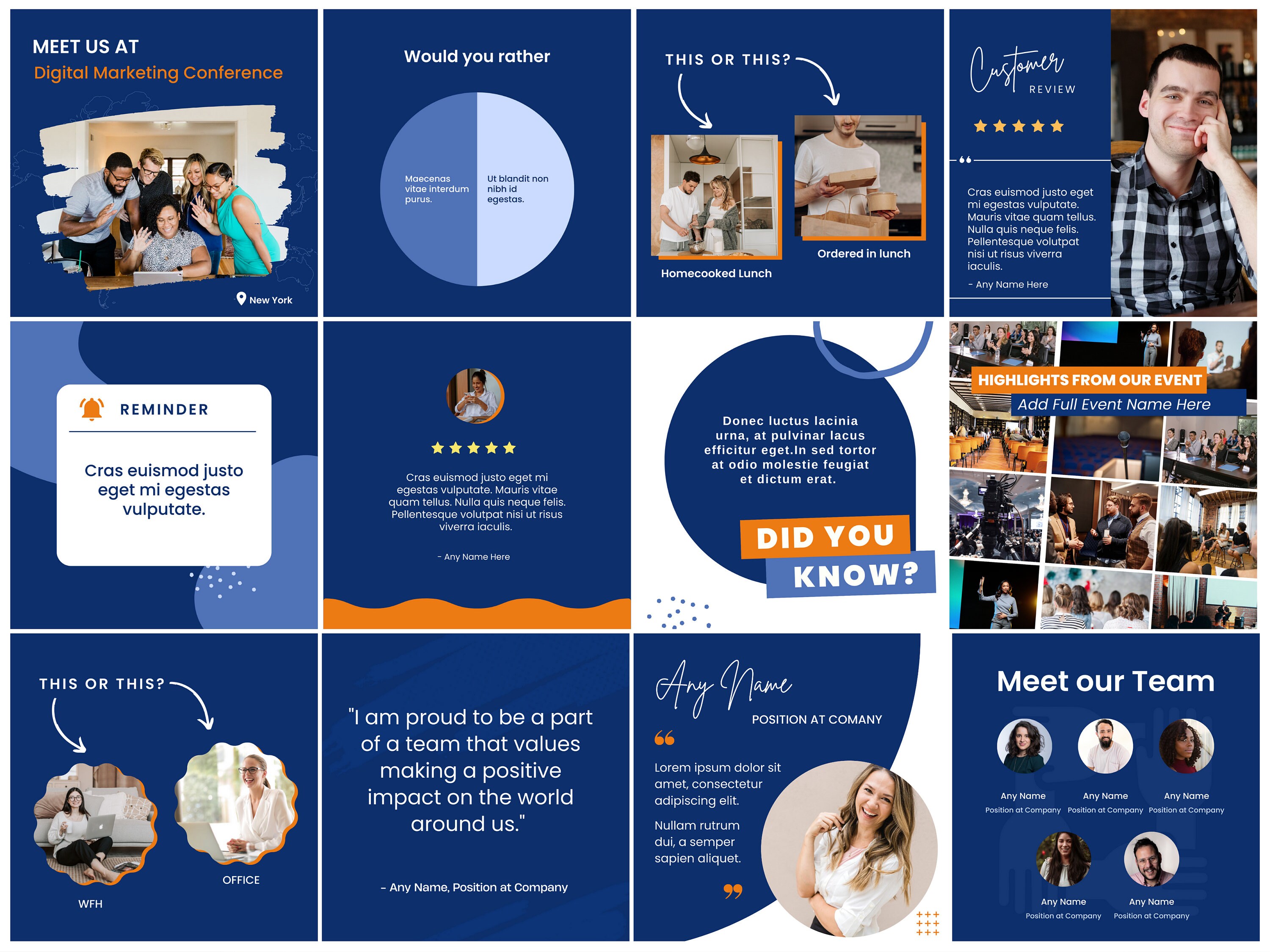 30 Linkedin Posts for Engagement, Promotion and Content Share Canva ...