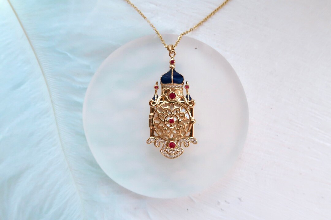 Aladdin Agrabah Castle Necklace, Delicatreligious Giftse Aladdin ...