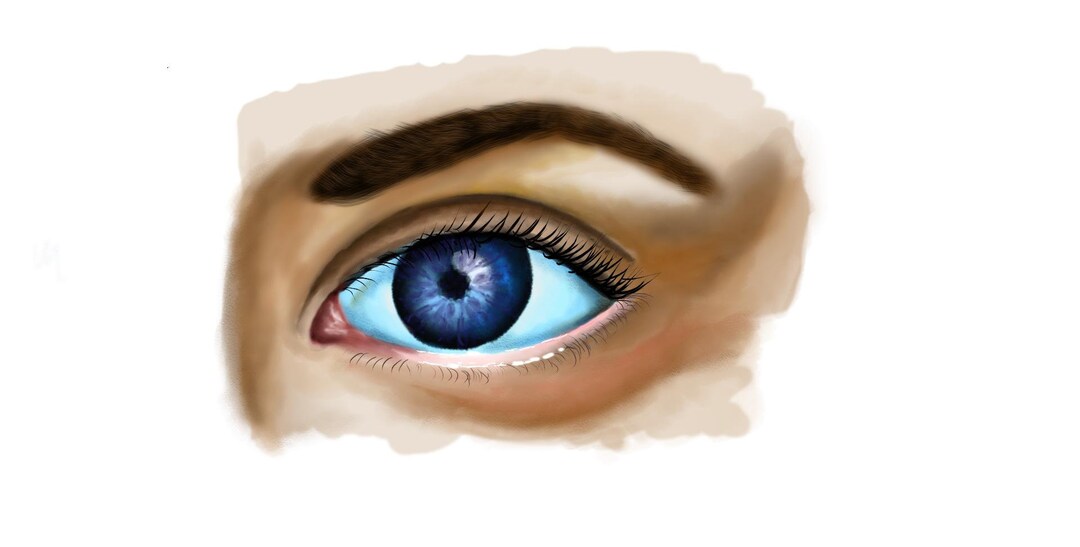 Eye Digital Illustration/ Instant Download/ Printable Illustration Art ...