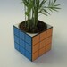 Rubiks Cube Plant Pot 3D Printed Plant-based Plastic Planter Retro - Etsy