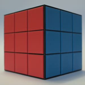 Rubiks Cube Plant Pot 3D Printed Plant-based Plastic Planter Retro ...