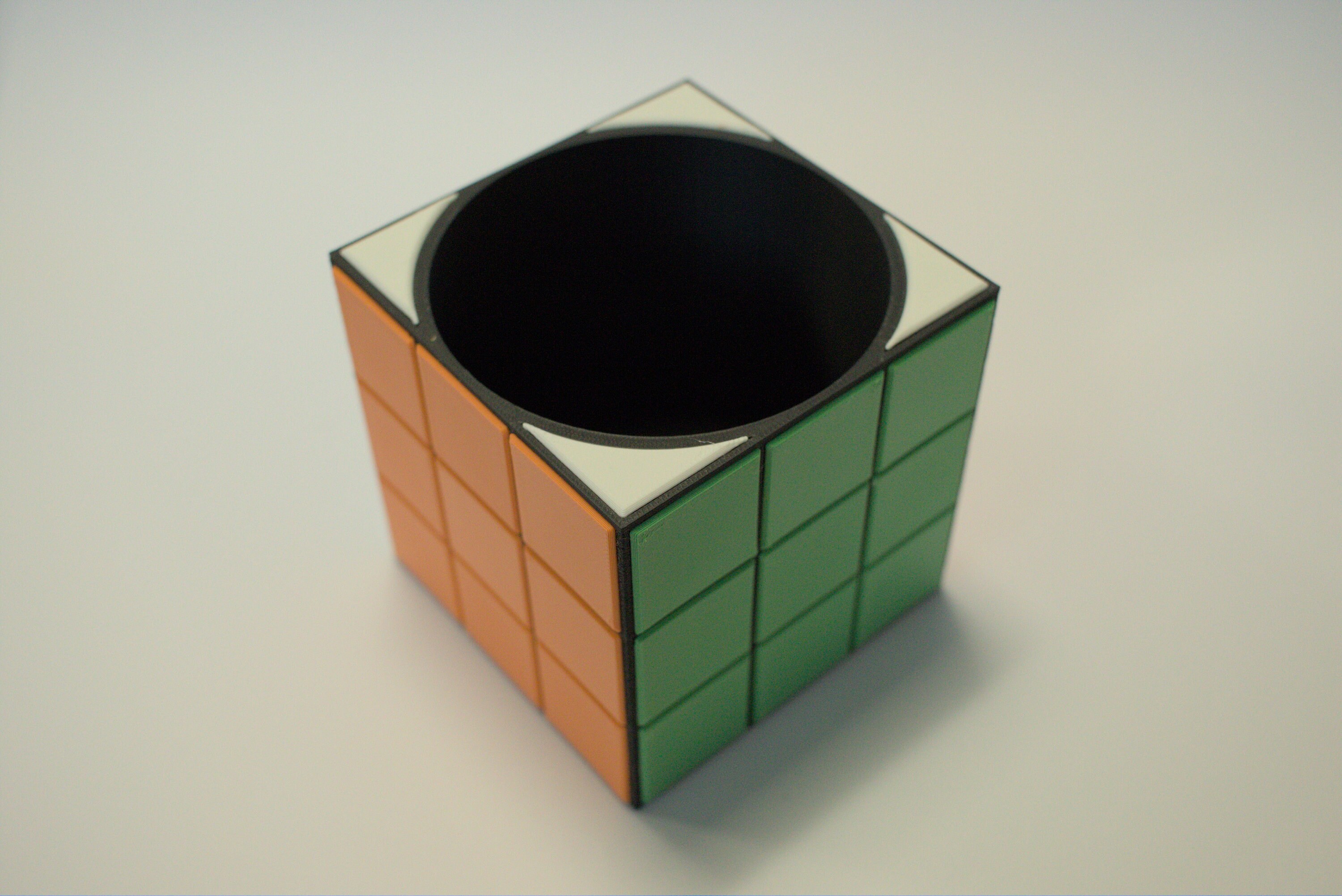 Rubiks Cube Plant Pot 3D Printed Plant-based Plastic Planter Retro - Etsy