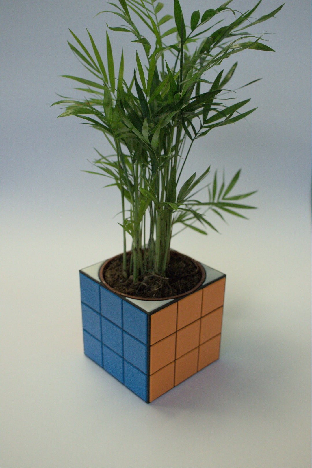Rubiks Cube Plant Pot 3D Printed Plant-based Plastic Planter Retro - Etsy