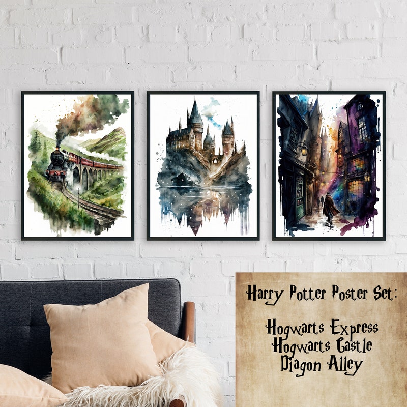Harrypotter Posters - Etsy