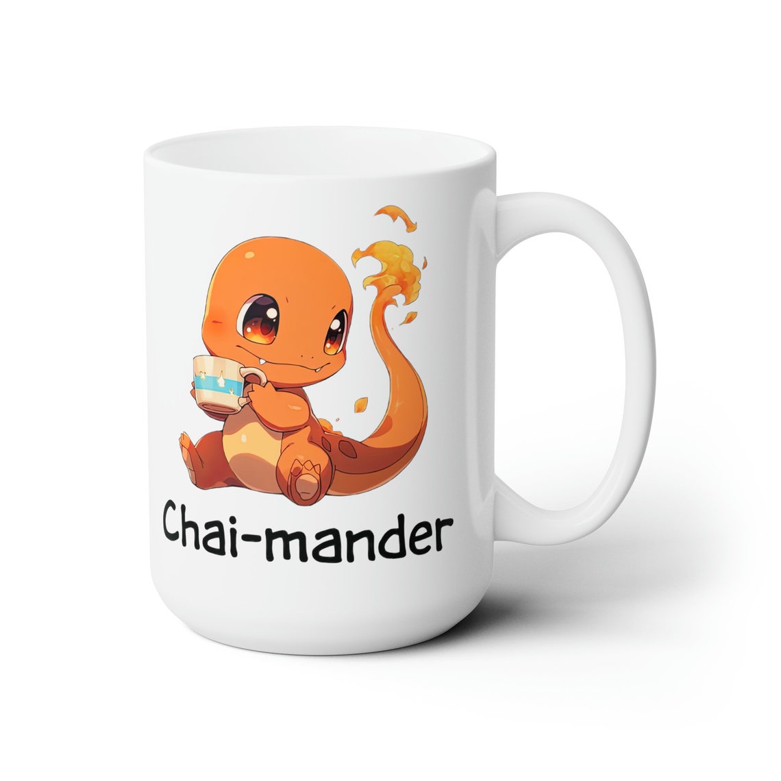 Charmander Mug Pokemon Anime Mug Coffee Cute Cup Kawaii Gift Pokemon ...