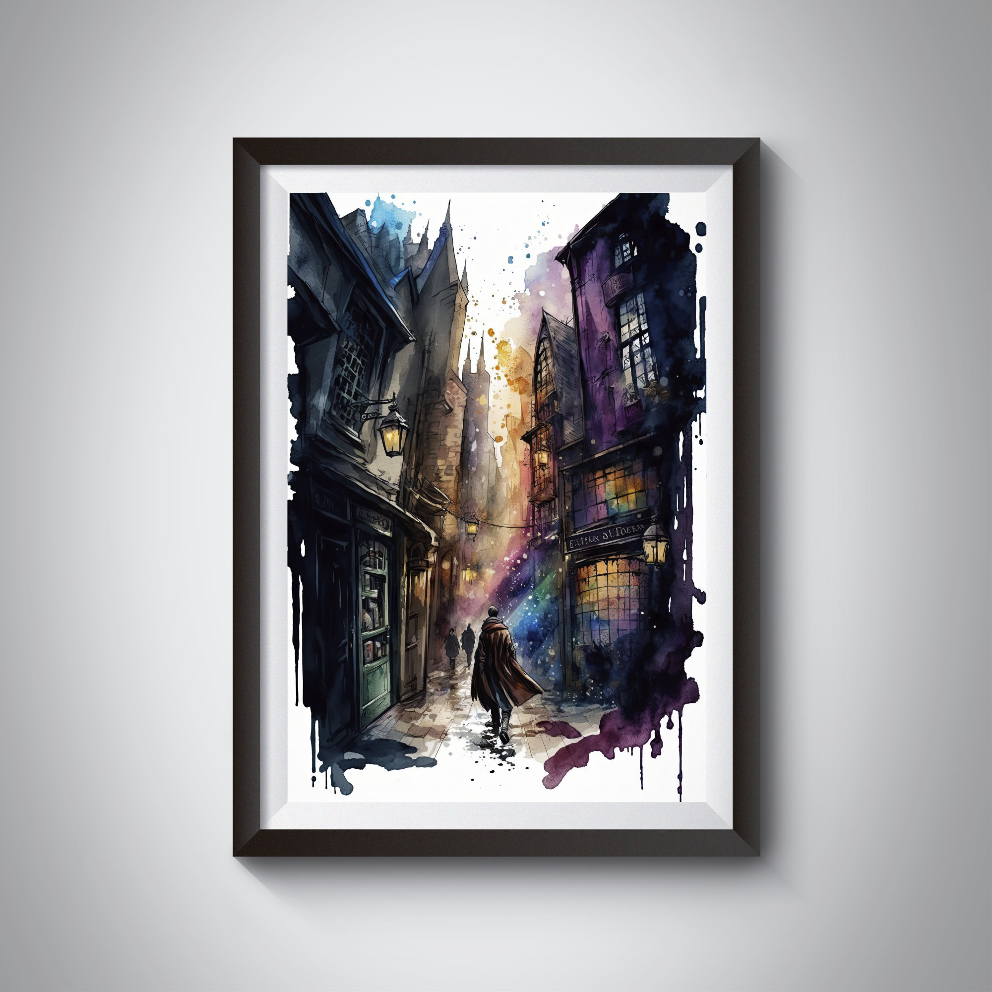 Wizard World Wall Art Potter Wall Decor Potter Poster Watercolor ...