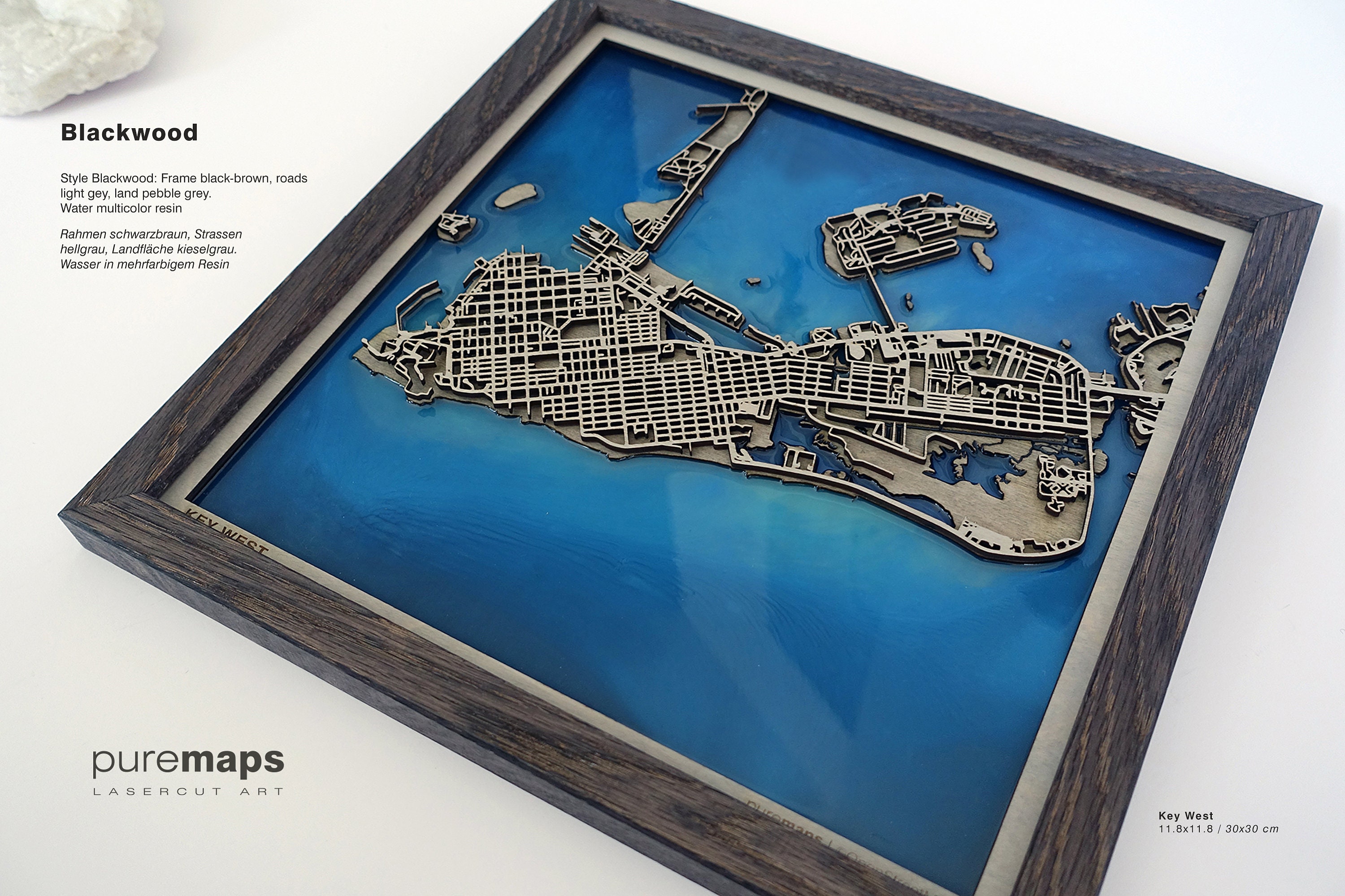 Custom Made Wooden Map of Your Favorite Place - Lasercut City Map Wood ...