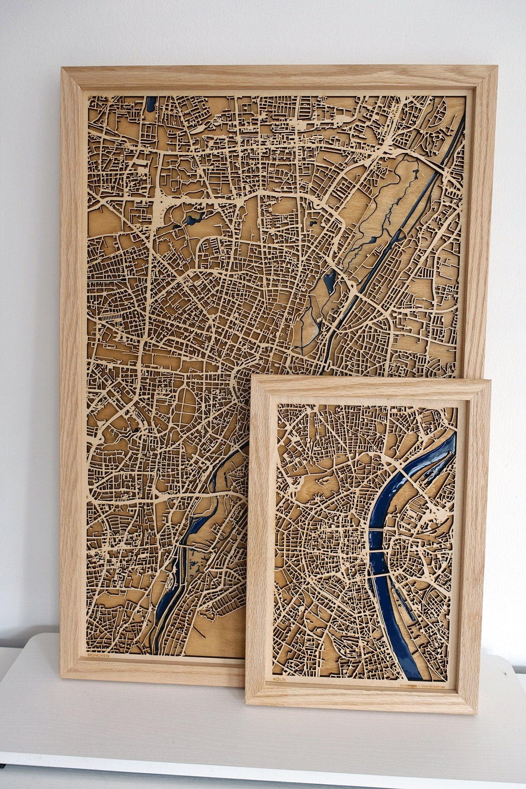 Custom Made Wooden Map of Your Favorite Place Lasercut City - Etsy