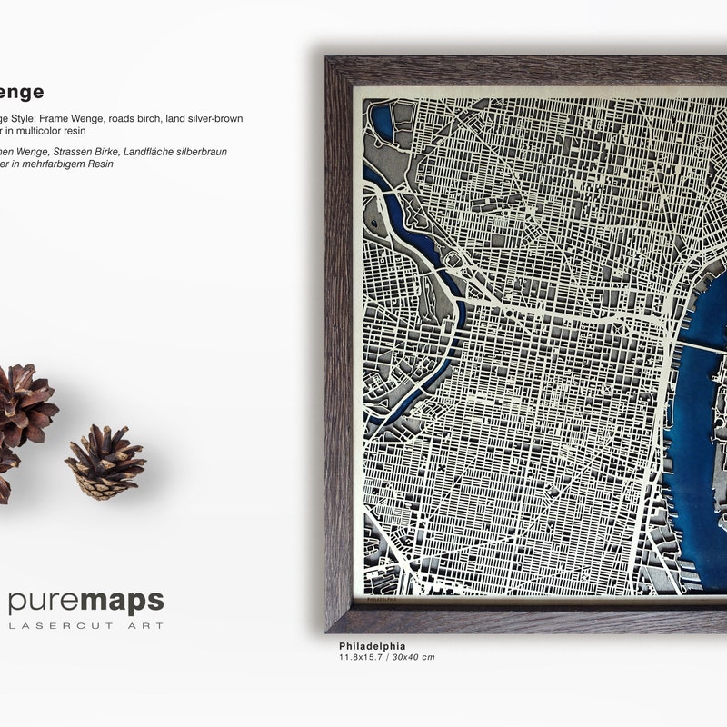 Resin Wood Map - Etsy