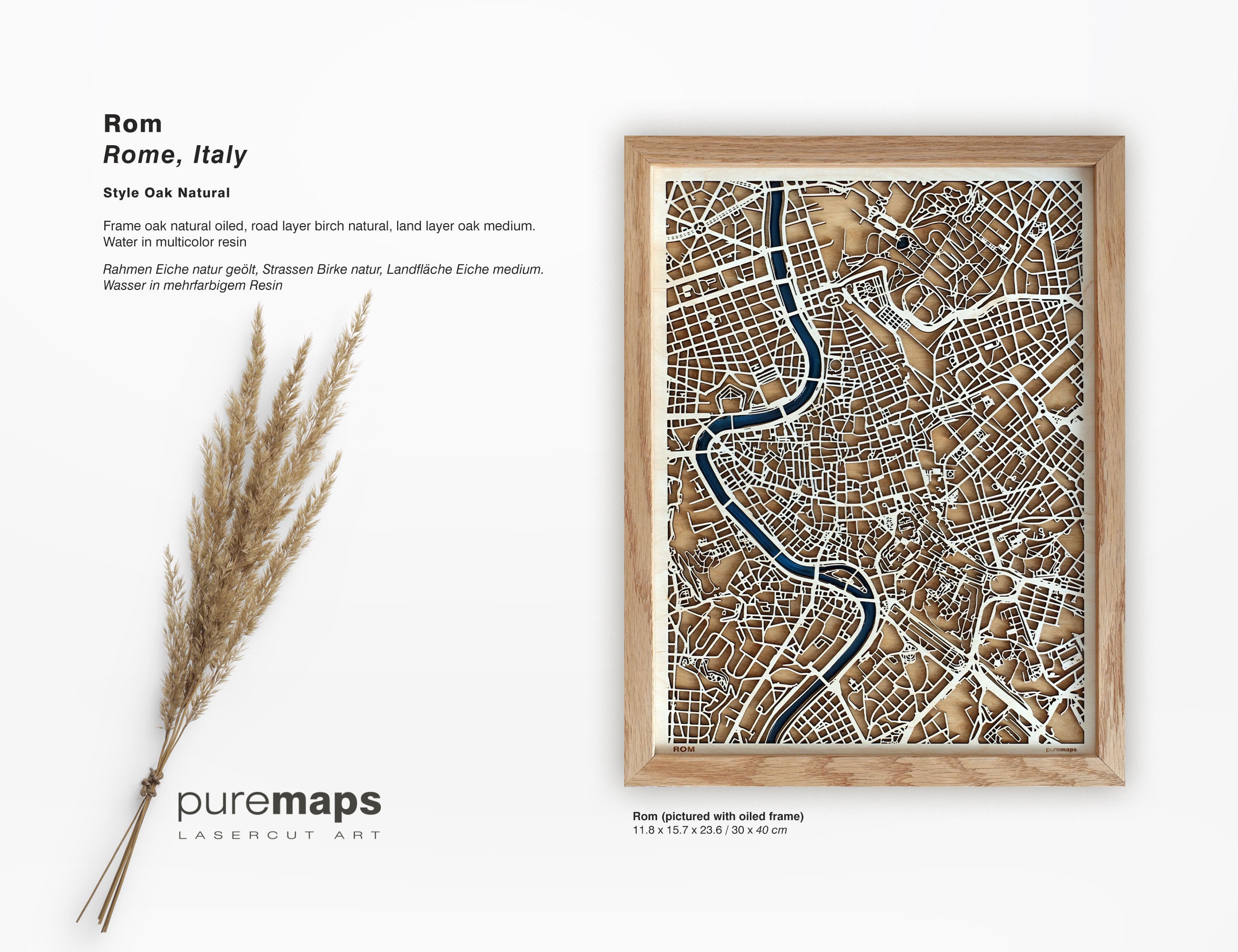 Custom Made Wooden Map of Your Favorite Place - Lasercut City Map Wood ...