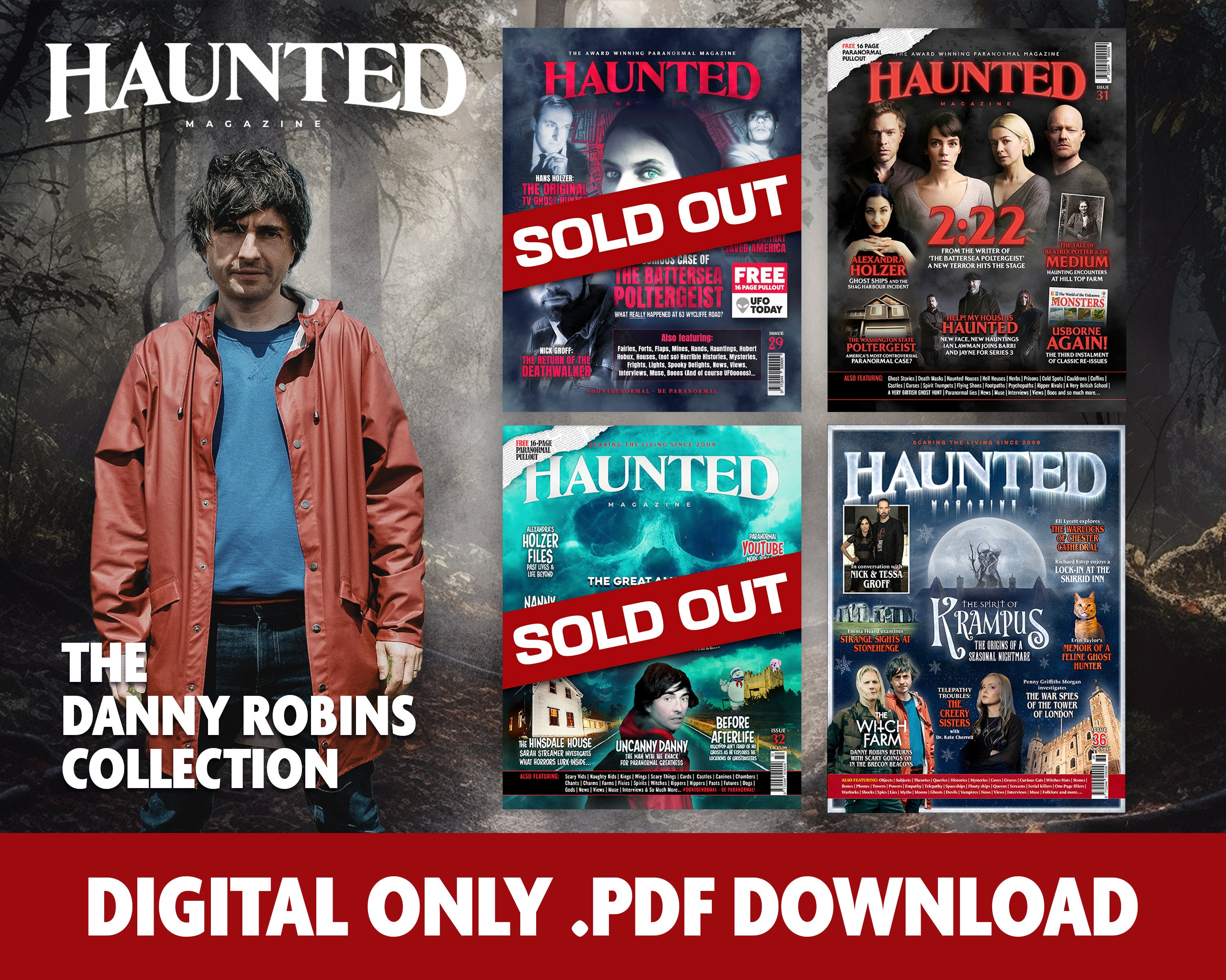 Haunted Magazine the Danny Robins Collection, Uncanny, Haunted, 2:22 ...