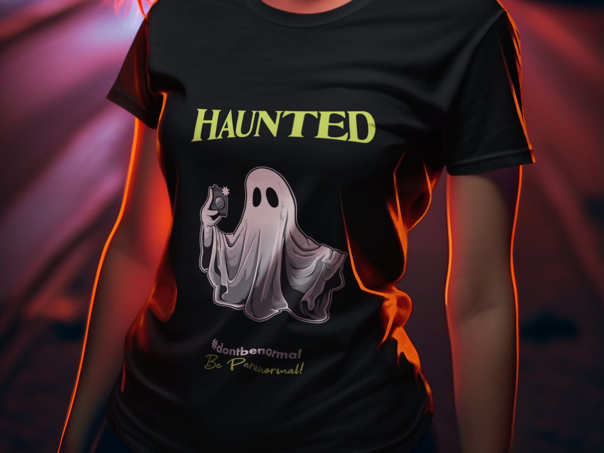 Paranormal T Shirt, Ghost, Caught on Camera, Funny, Cool, Spooky ...