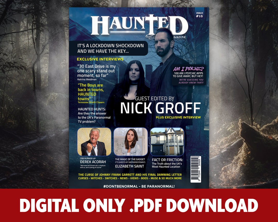 Haunted Magazine Issue 18 – Nick Groff, Paranormal Lockdown (digital ...