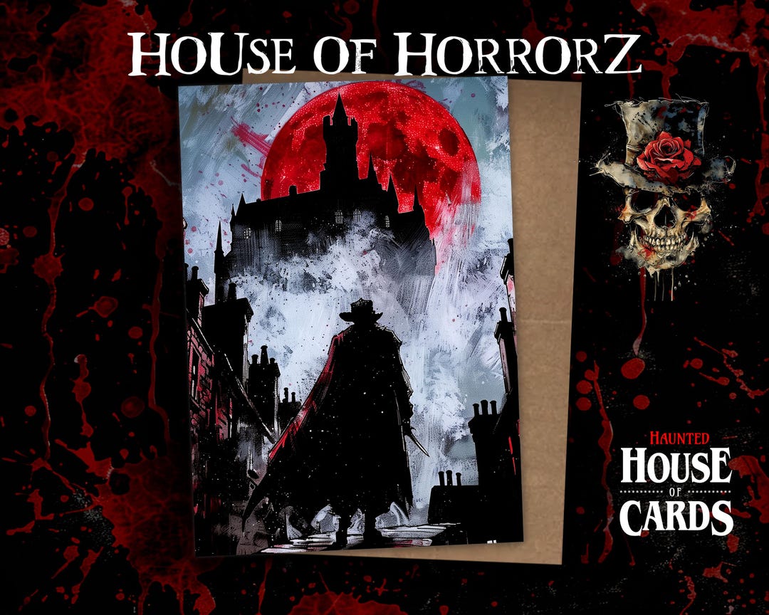 Van Helsing, Dracula, Castlevania, Inspired, Horror Card, Scary, Movie ...