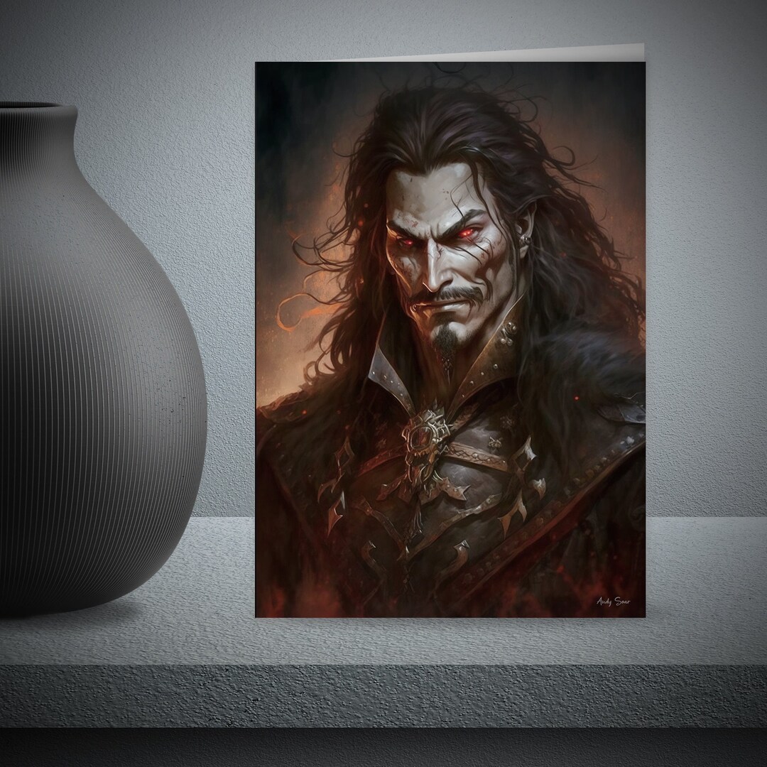 Castlevania Dracula | Greetings Card | Funny | Scary | Spooky | Horror ...