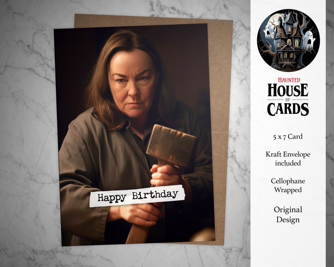 Horror Birthday Card Annie Wilkes Misery Inspired by - Etsy