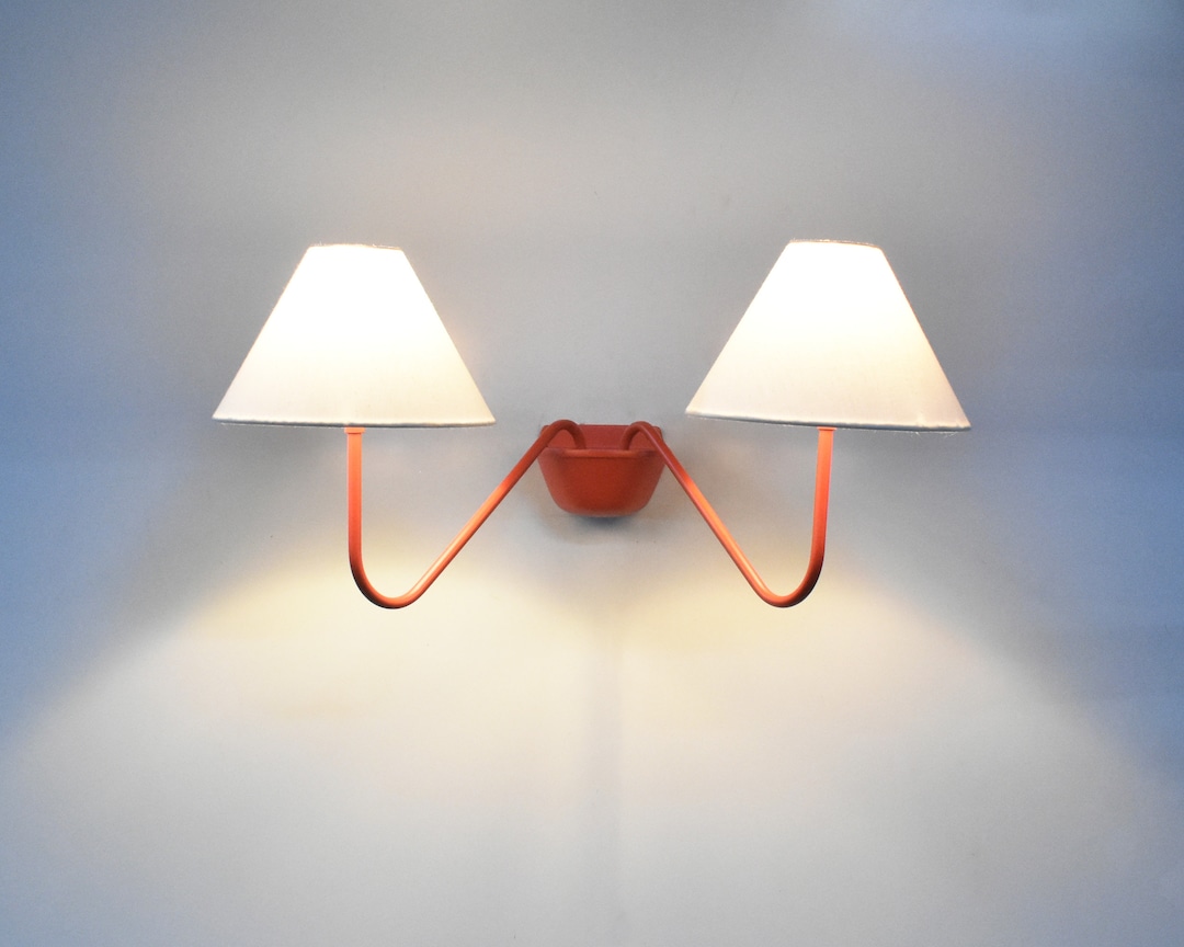 Red Wall Sconce Luxury Lighting 2 Wall Sconce With Shade Vanity Wall ...