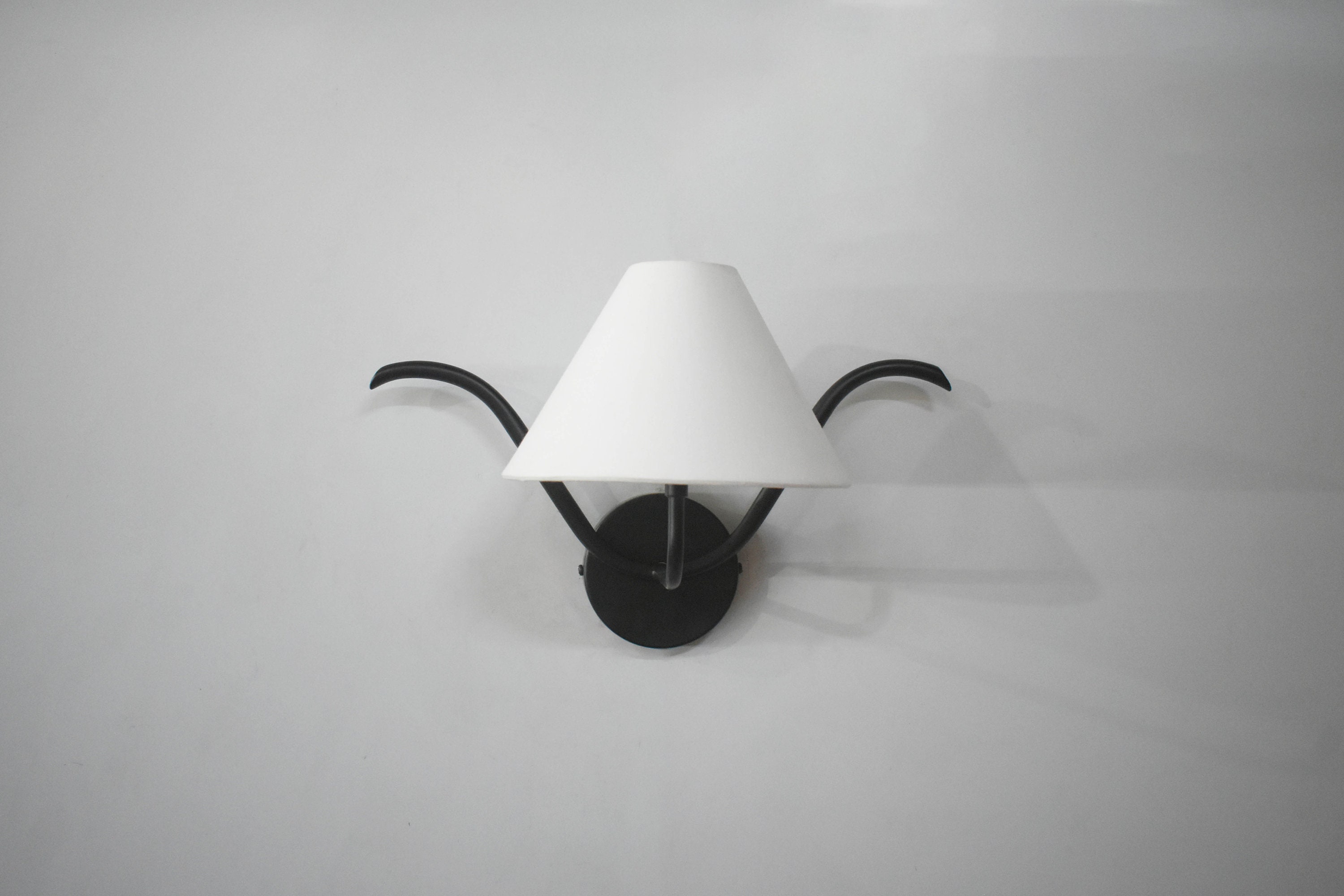 Matte Black Wall Lamp Bedroom Lamp Mid Century Bedroom Lamp for ...