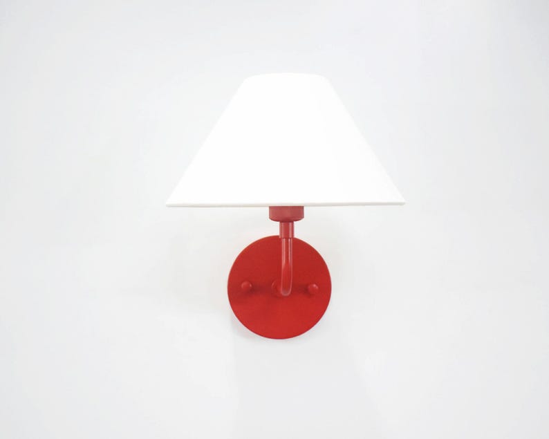 Red Wall Lighting the Perfect Wall Lamp for Modern Sophistication - Etsy