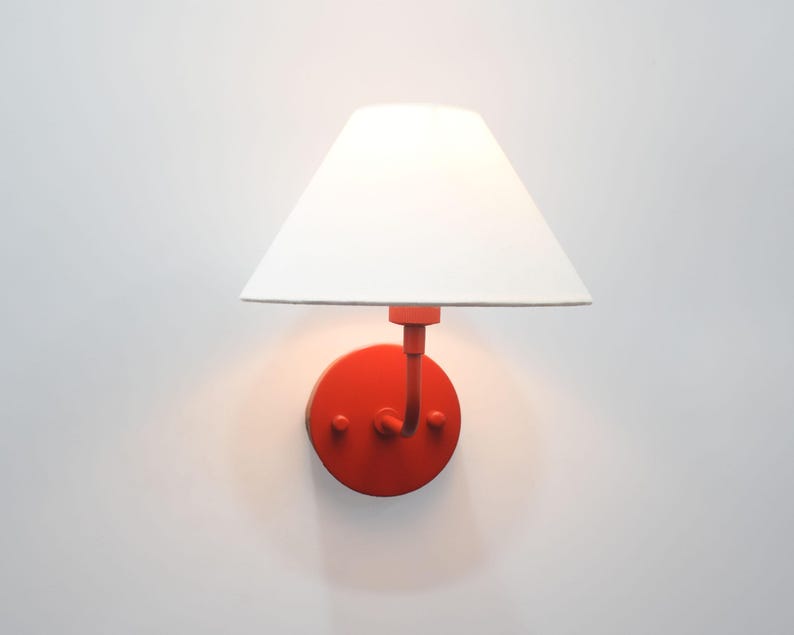 Red Wall Lighting the Perfect Wall Lamp for Modern Sophistication - Etsy