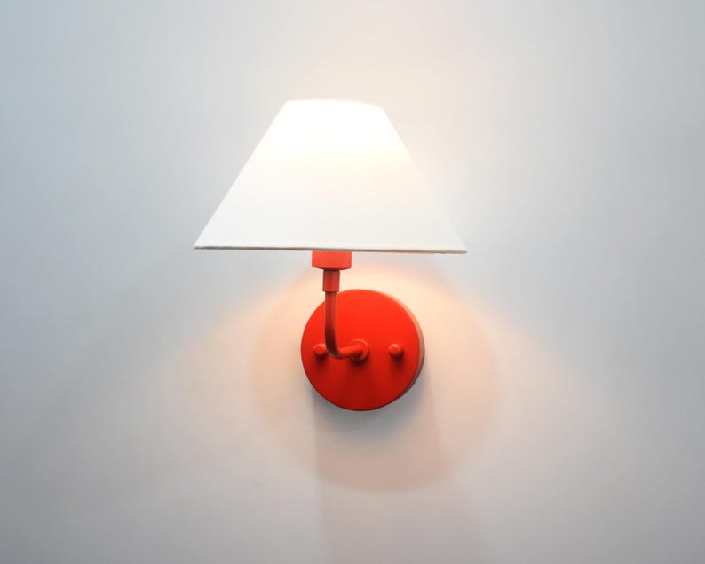 Red Wall Lighting the Perfect Wall Lamp for Modern Sophistication - Etsy