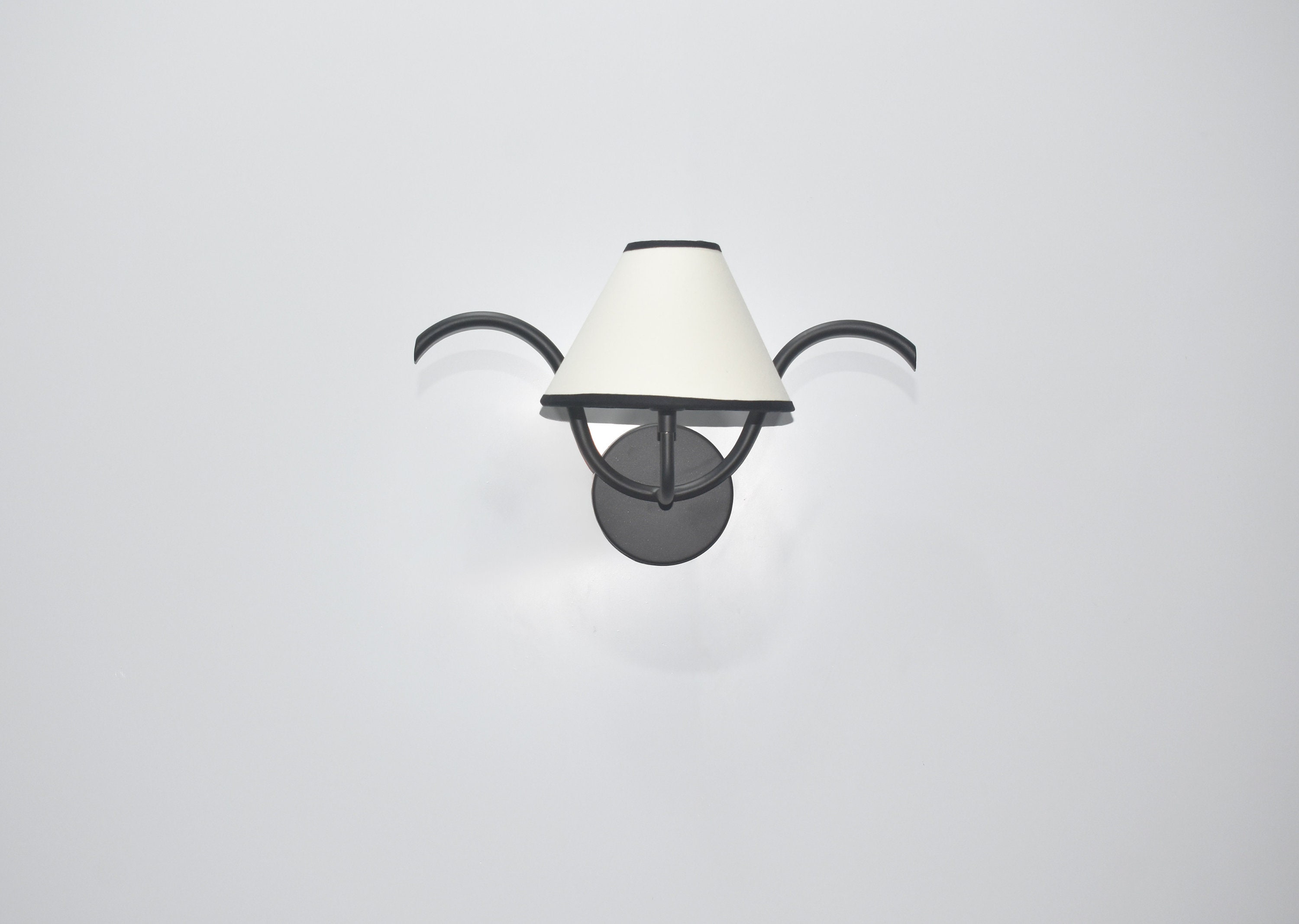 Matte Black Wall Lamp Bedroom Lamp Mid Century Bedroom Lamp for ...