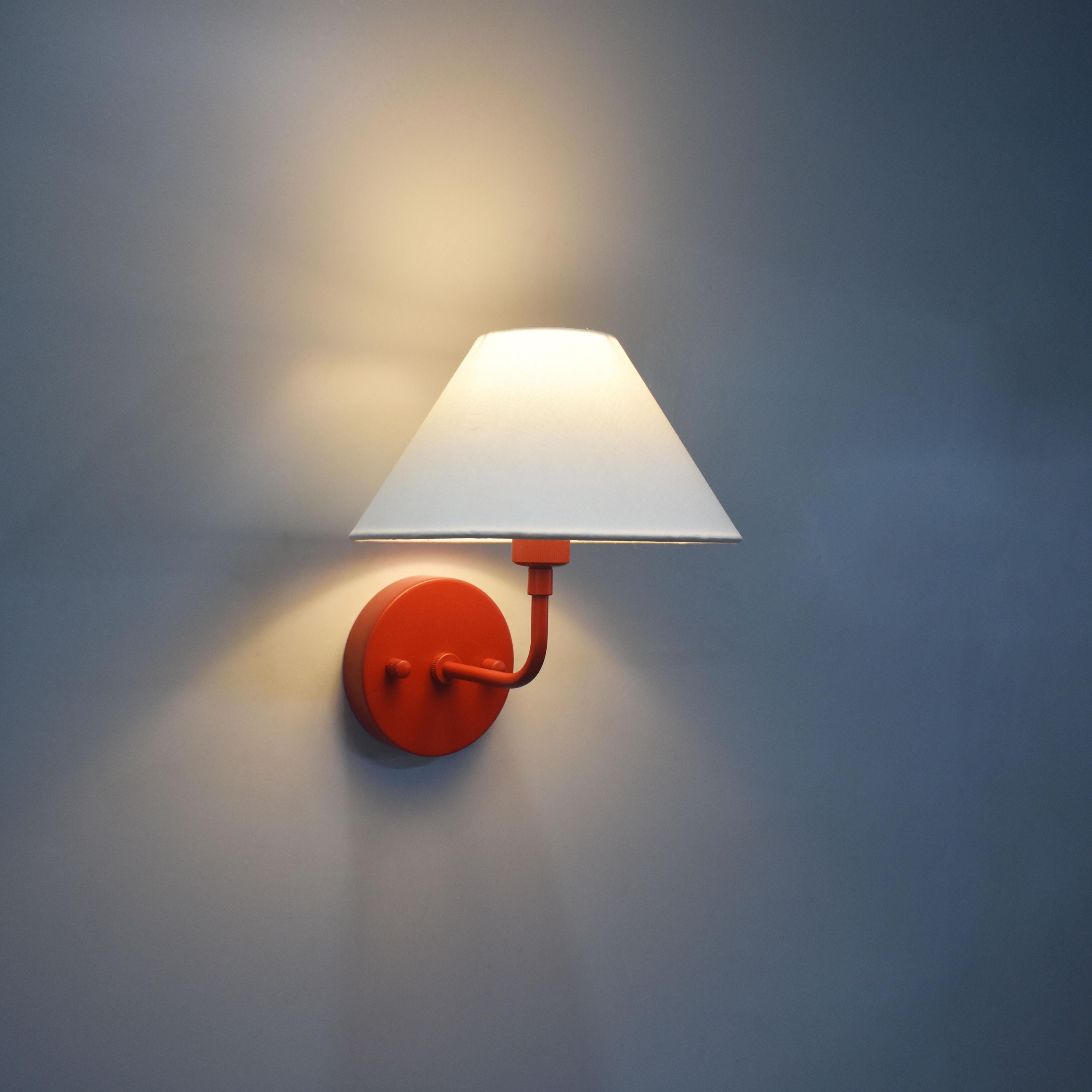 Red Wall Lighting the Perfect Wall Lamp for Modern Sophistication - Etsy
