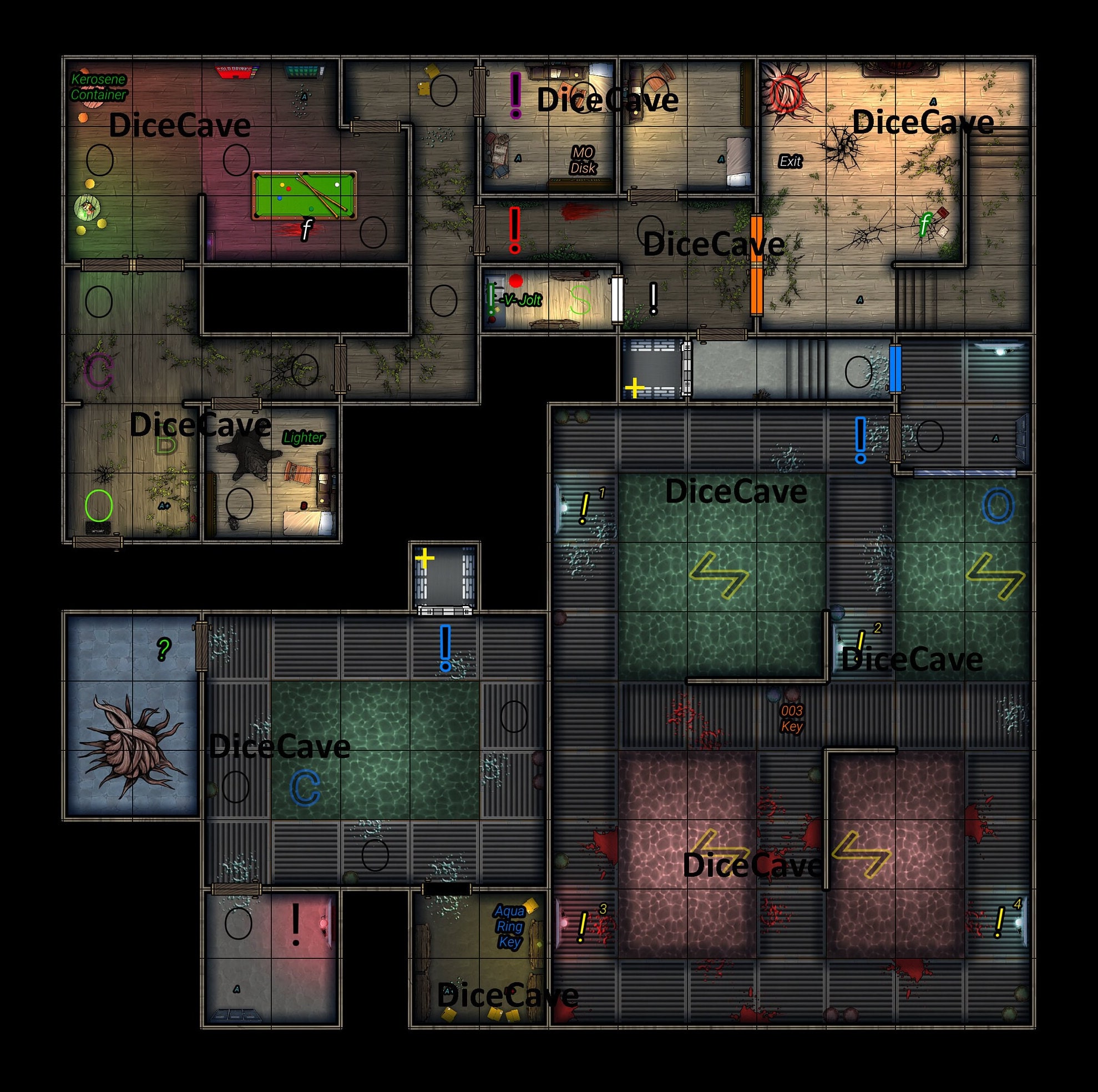 Arklay Campaign 2 RE1, Resident Evil Digital Print and Play Dungeon ...